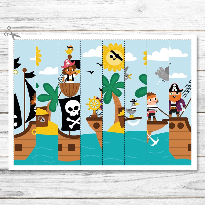 Digital Printable Educational Number Puzzle Game Matching - Etsy