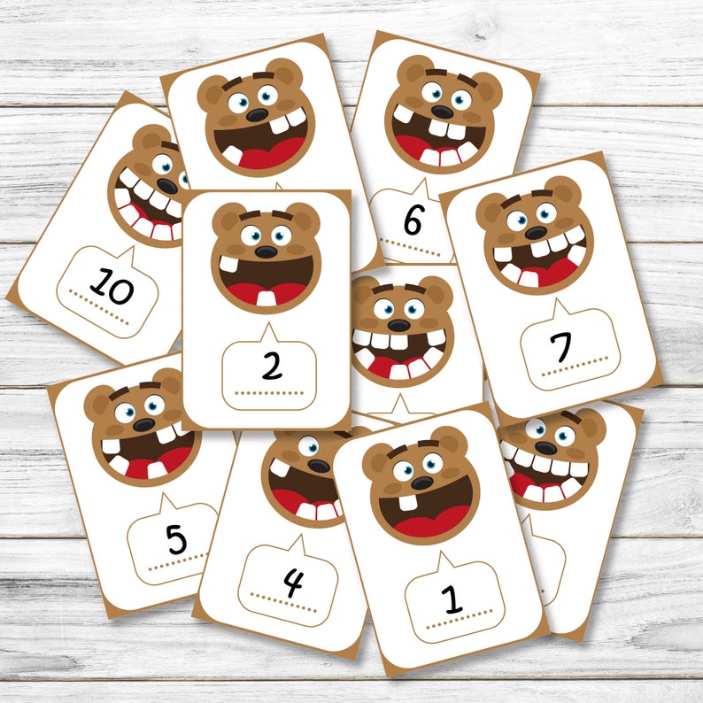 Number Tracing Digital Printable Flashcards - Number Flashcards ...