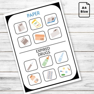 Printable Digital Recycling Activity Game - Recycling Game - Earth Day ...