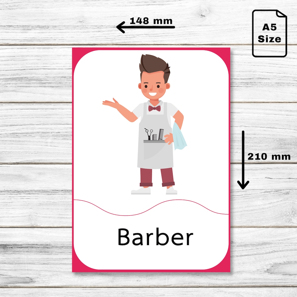 Occupations Digital Printable Flashcard - Community Helpers Printable ...