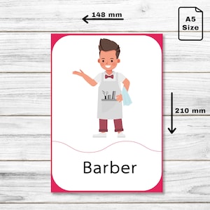 Community Helpers Flashcards: Occupations Printable Cards (PDF) - Etsy