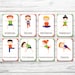 Printable Kids Exercise Cards, Digital Active Kid Card Set, Set of 16 ...