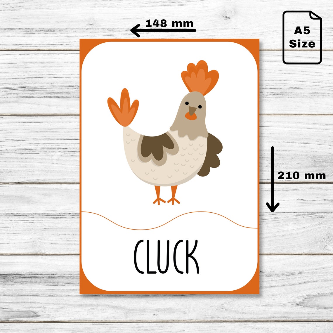 Farm Animal Sounds Printable Flashcards - Farm Animal Noise - Animal ...