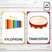 16 Musical Instruments Printable Flash Cards, Musical Instruments Cards ...