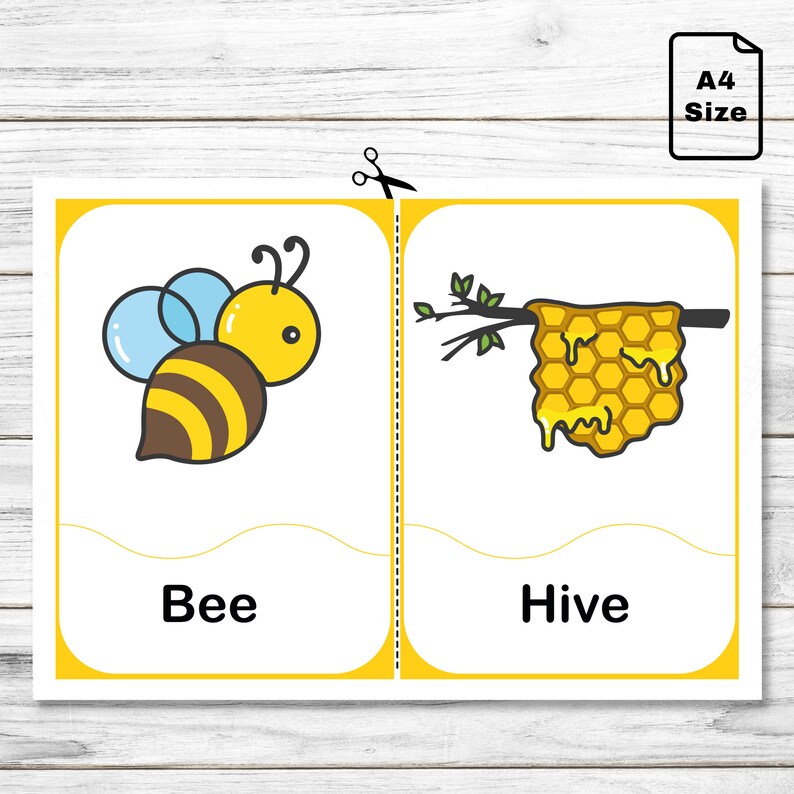 Animals and Their Homes Matching Game: Montessori Flashcards (PDF ...