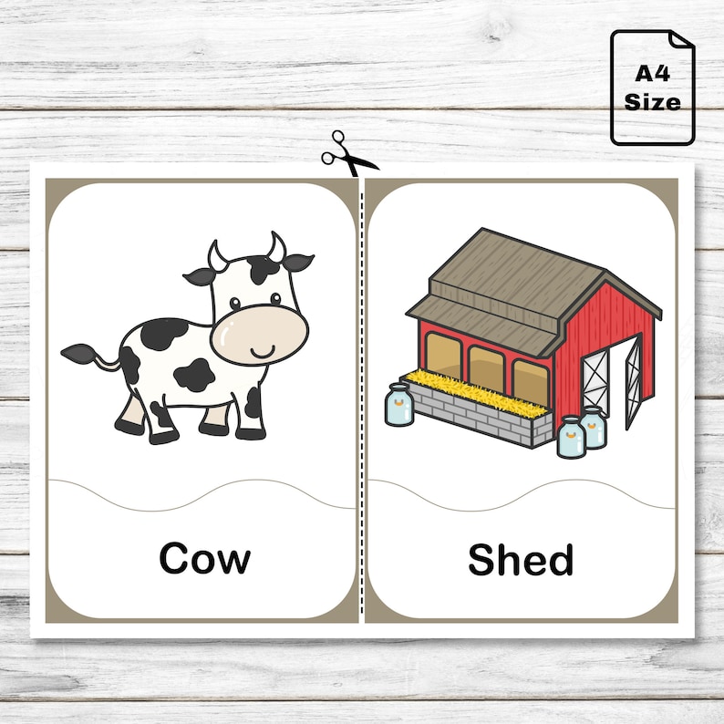 Animals and Their Homes Matching Cards - Printable Animals Flashcards ...