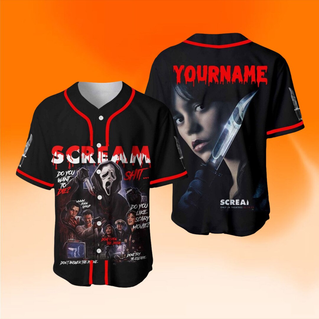 Scream Movie Shirt Ghostface Jersey Ghostface Scream - Etsy UK