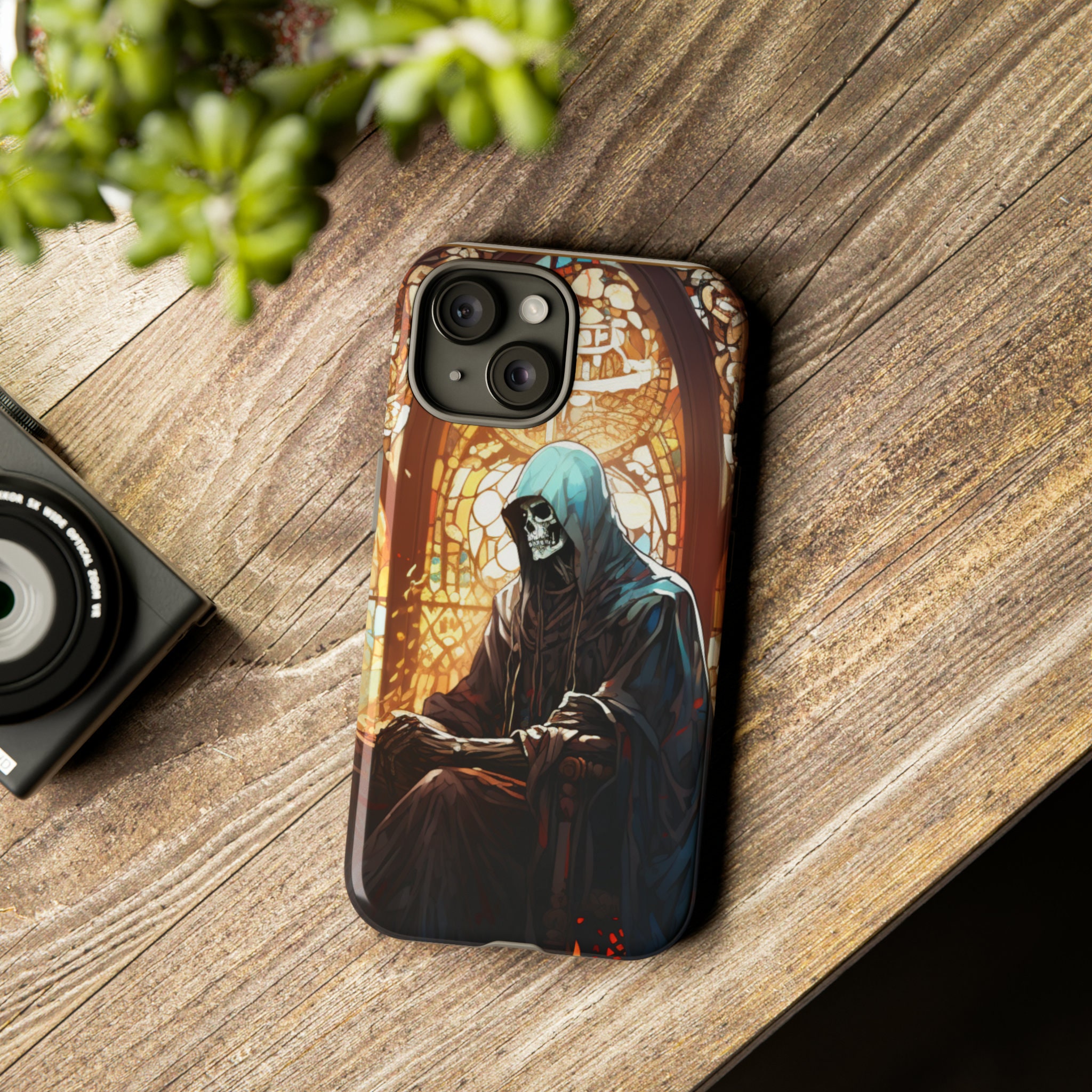 Santa Muerte Holy Death Phone Case, Canva Gallery, Tumbler 20 Oz 3x8 ...