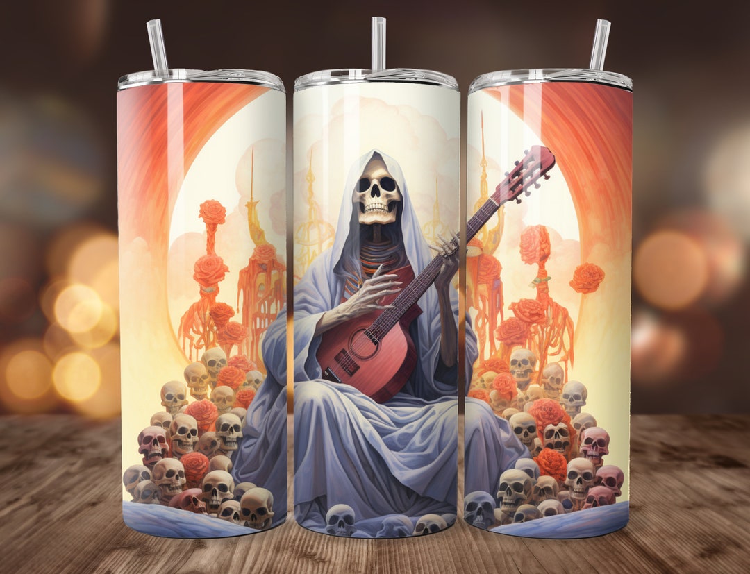 Santa Muerte, Proud Chicano 20 Oz Skinny Tumbler Sublimation Design ...