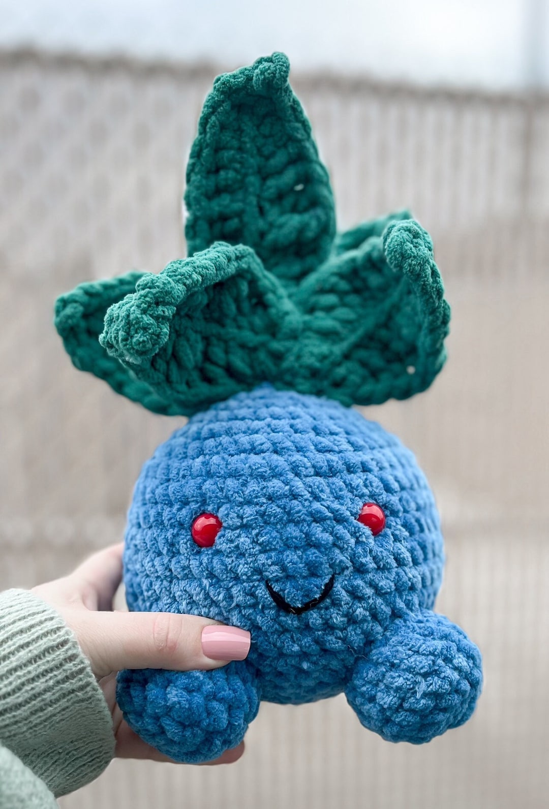 Oddish Pokémon Crochet Pattern - Etsy