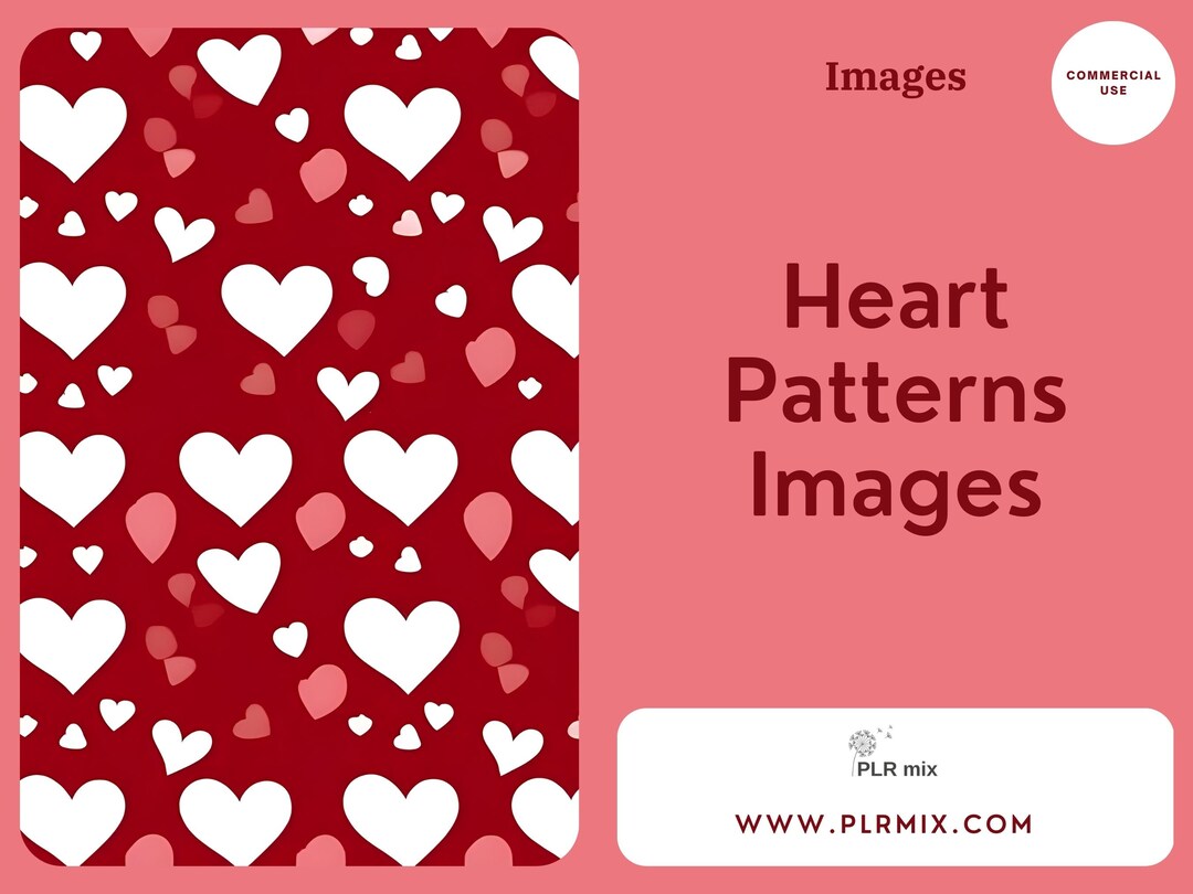 14 Heart Pattern Images, Valentines Day Pattern Images, Love Pattern ...