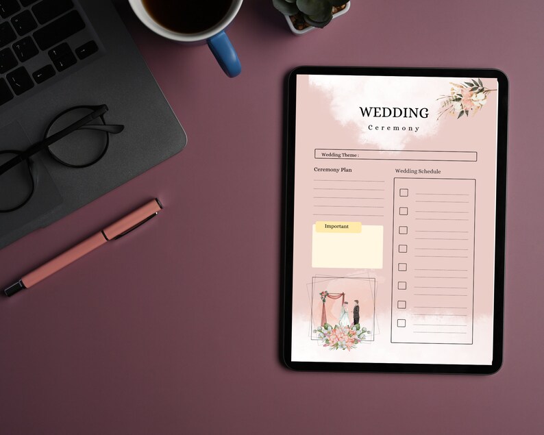 Wedding Planner Printable Printable Wedding Planner Kit - Etsy