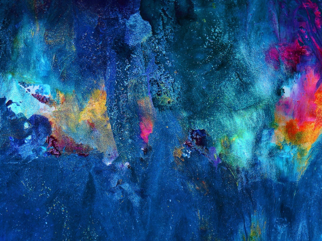 Abstract Colorful Photography Print- Bright Abstract Multicolor Wall ...