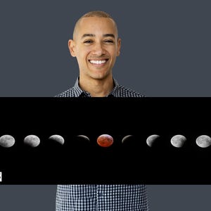 2025 Lunar Eclipse Blood Moon Pano Print - Astrophotography Wall Art ...