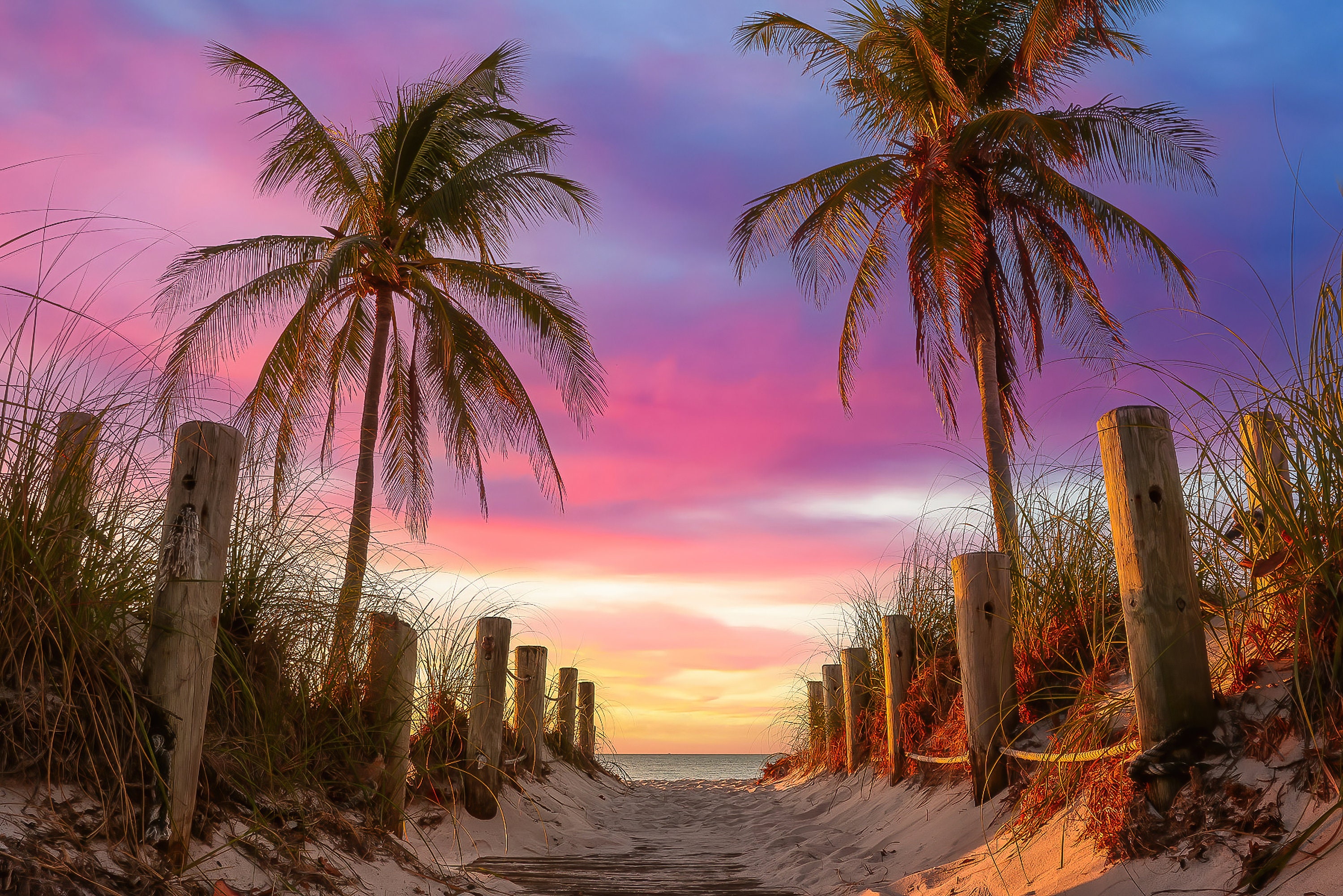 Beach Sunset Landscape