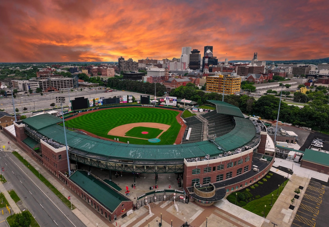Rochester Red Wings Stadium Aerial Photo: Upstate NY Baseball Art - Etsy
