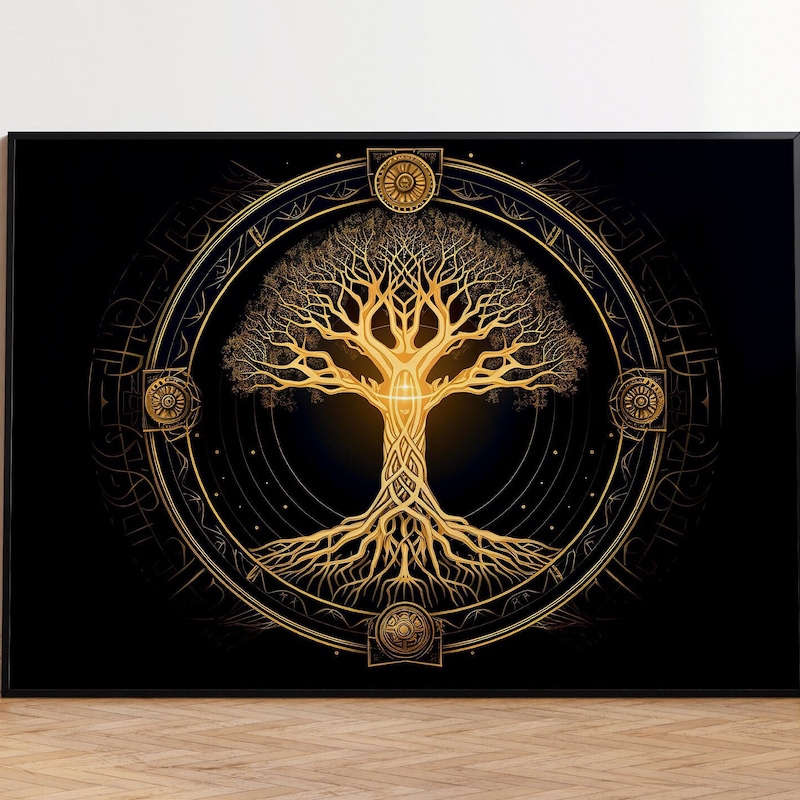 Yggdrasil Painting - Etsy