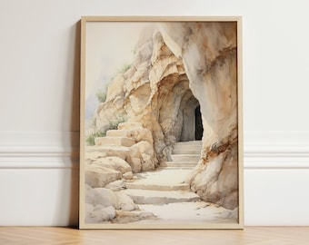 The Tomb is Empty / He is Risen / Jesus Christ / Christian Art ...