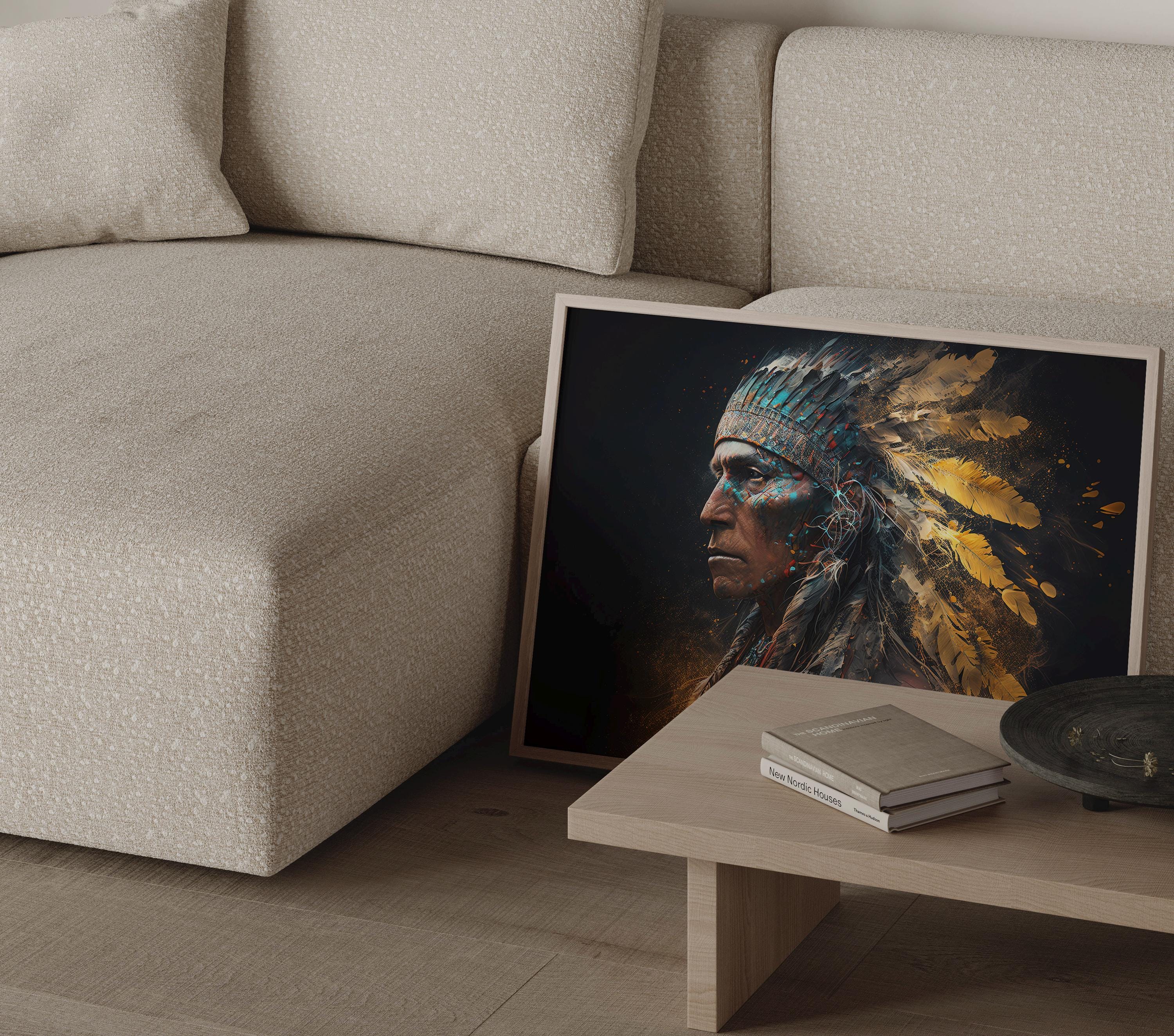 Native American Chief Poster: Mohawk, Cherokee, Comanche Art Print - Etsy