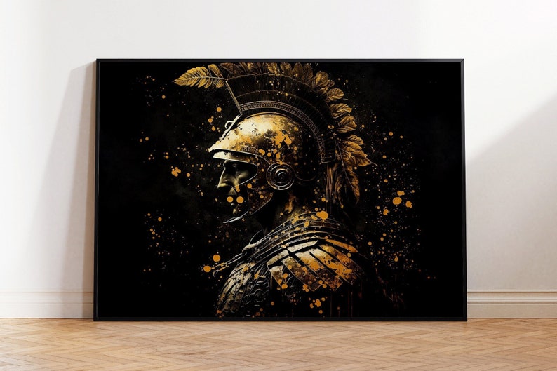 Roman Soldier Wall Art Gladiator Poster Ancient Rome - Etsy