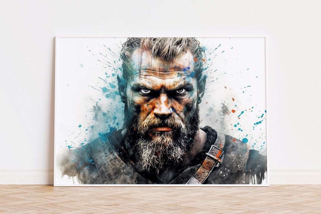 Viking Portrait Viking Norse Print Norse Viking Print Viking Norse Art ...