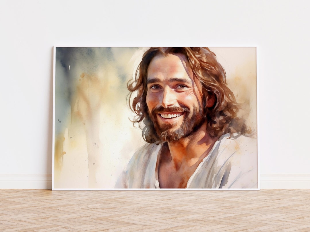 Laughing Christ Christ's Embrace Jesus Picture Jesus Painting Jesus Art ...