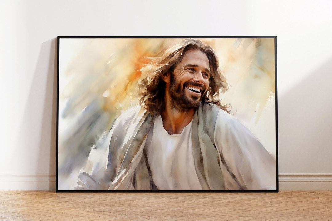 Laughing Christ, Christ's Embrace, Jesus Picture Jesus Painting Jesus ...