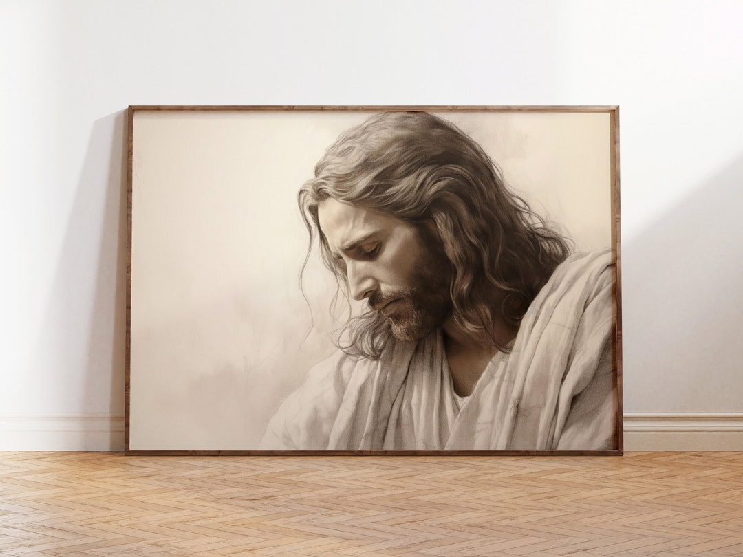 Jesus Gemälde Jesus Bild Lachender Christus Christi Umarmung Jesus ...