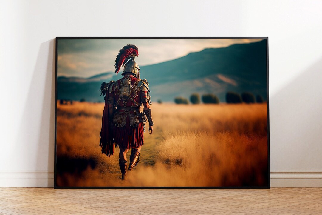 Roman Soldier Wall Art, Gladiator Poster, Ancient Rome, Colosseum Rome ...