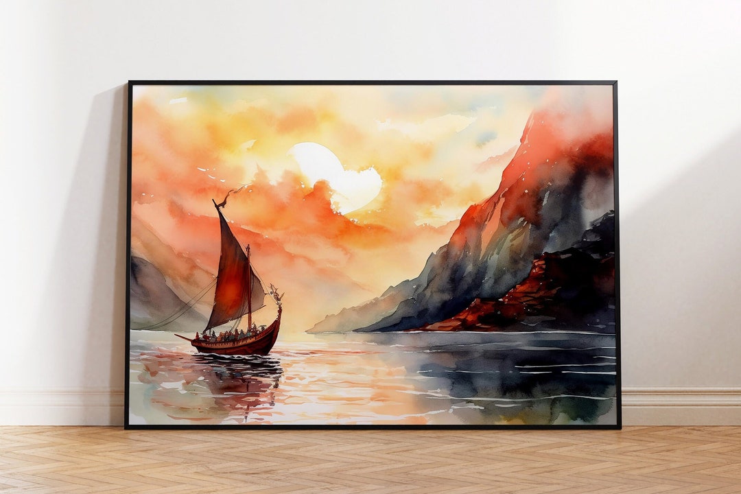 Viking Norse Poster, Norse Viking Print, Viking Norse Art, Norse ...