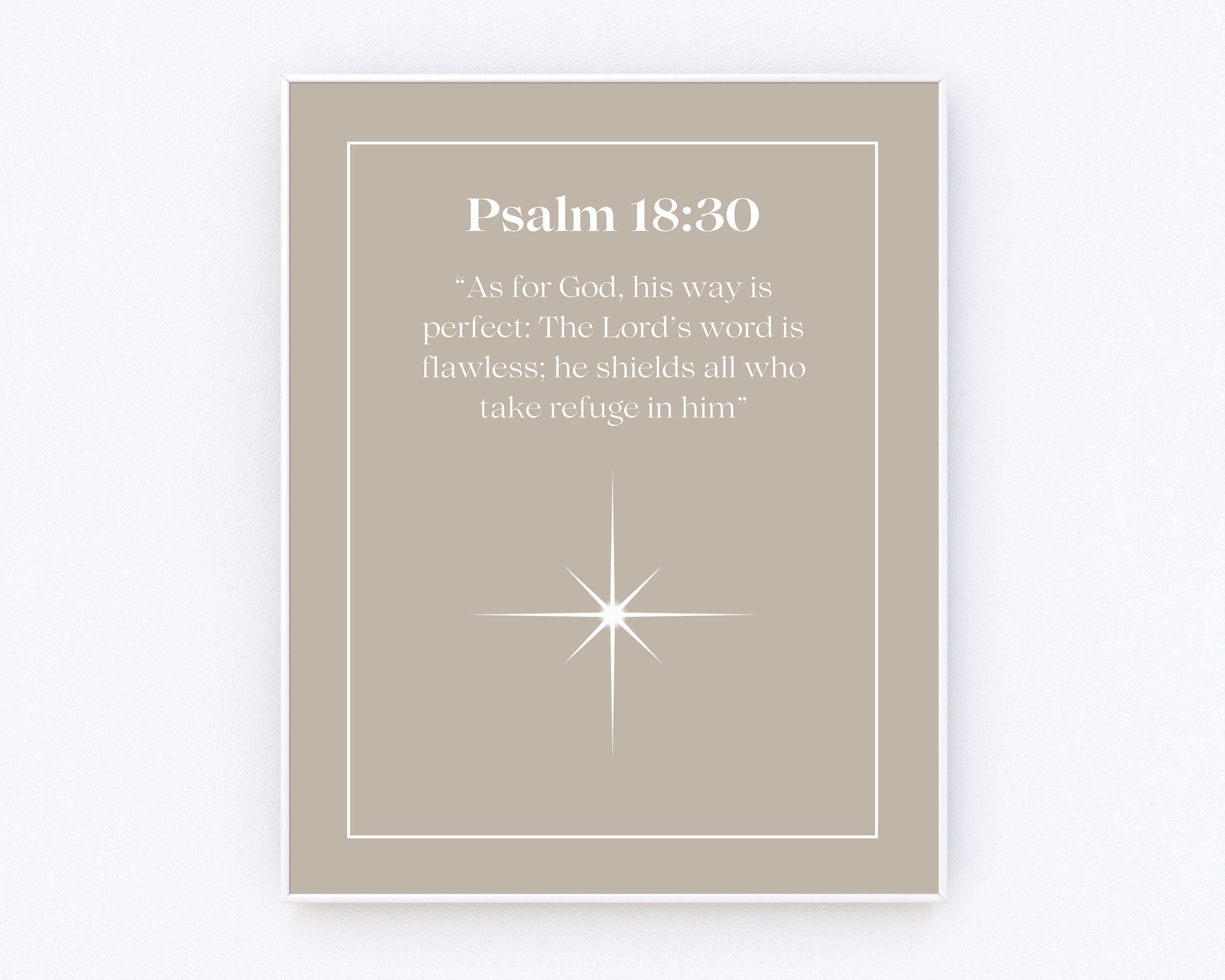 Psalm 18 Bible Verse Digital Download the Lord is My - Etsy