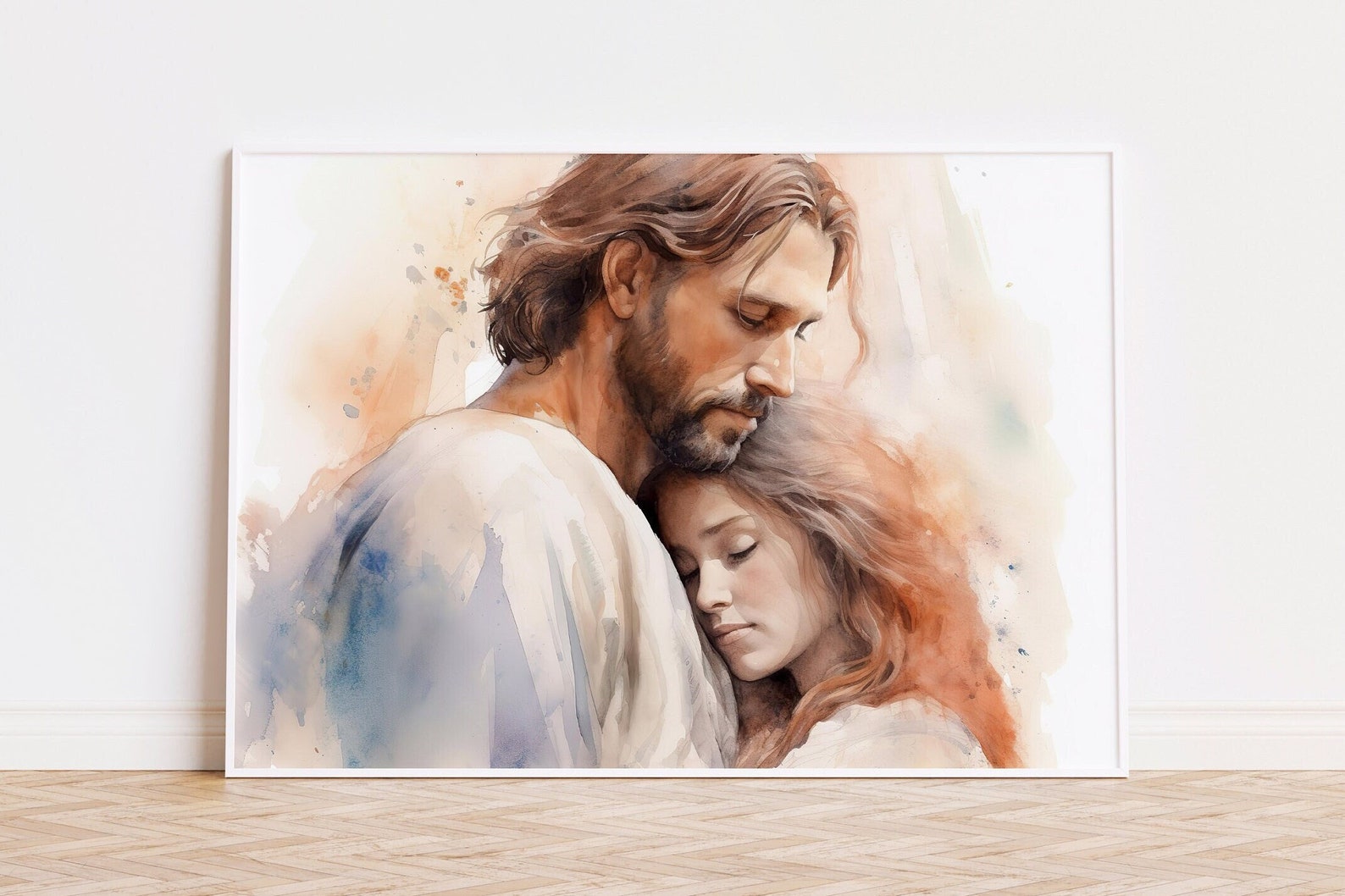 Jesus Picture Jesus Painting Laughing Christ Christ's Embrace Jesus Art ...