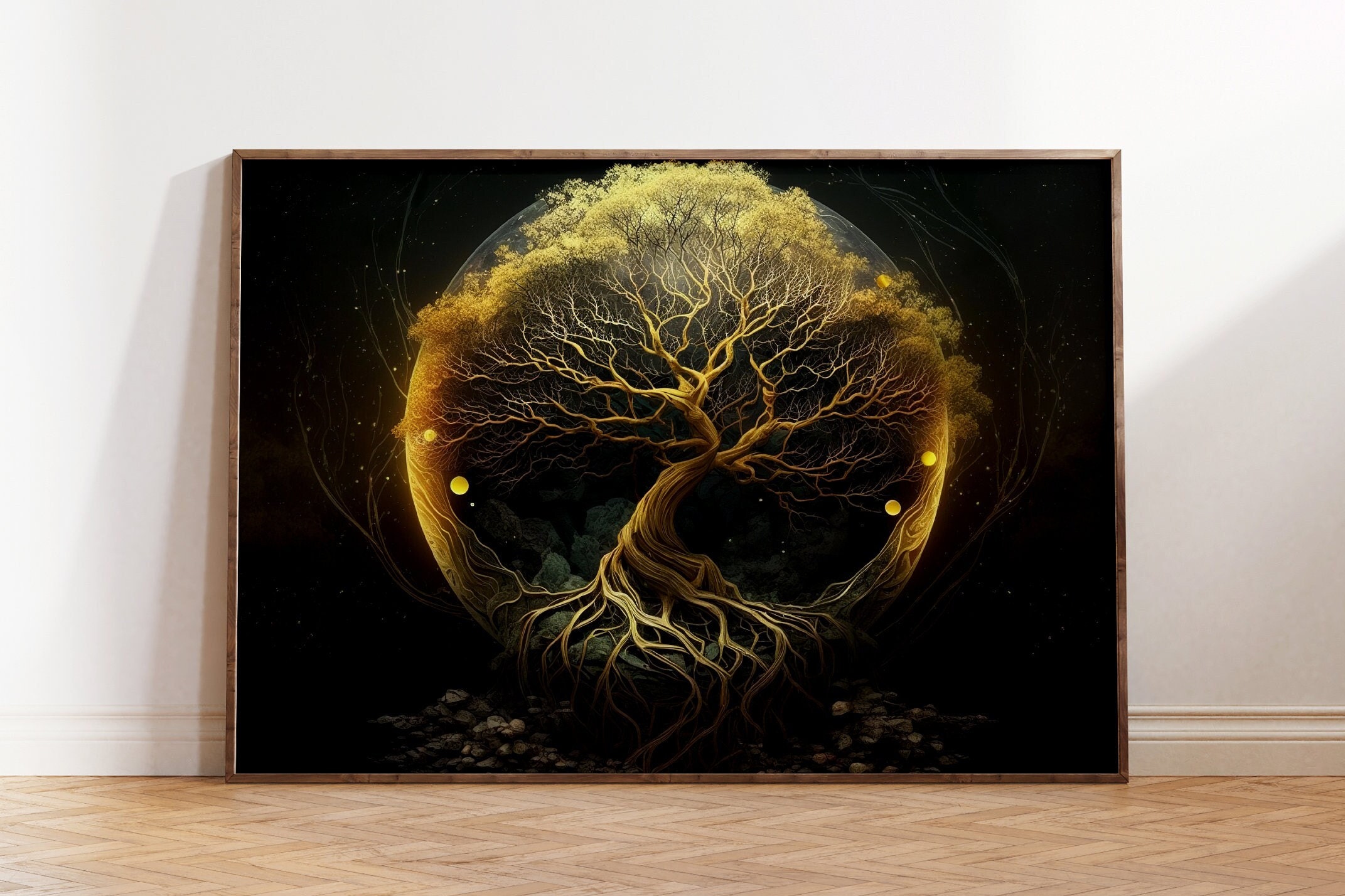 Yggdrasil Poster, Yggdrasil Wall Art, Yggdrasil Print, Yggdrasil Tree ...