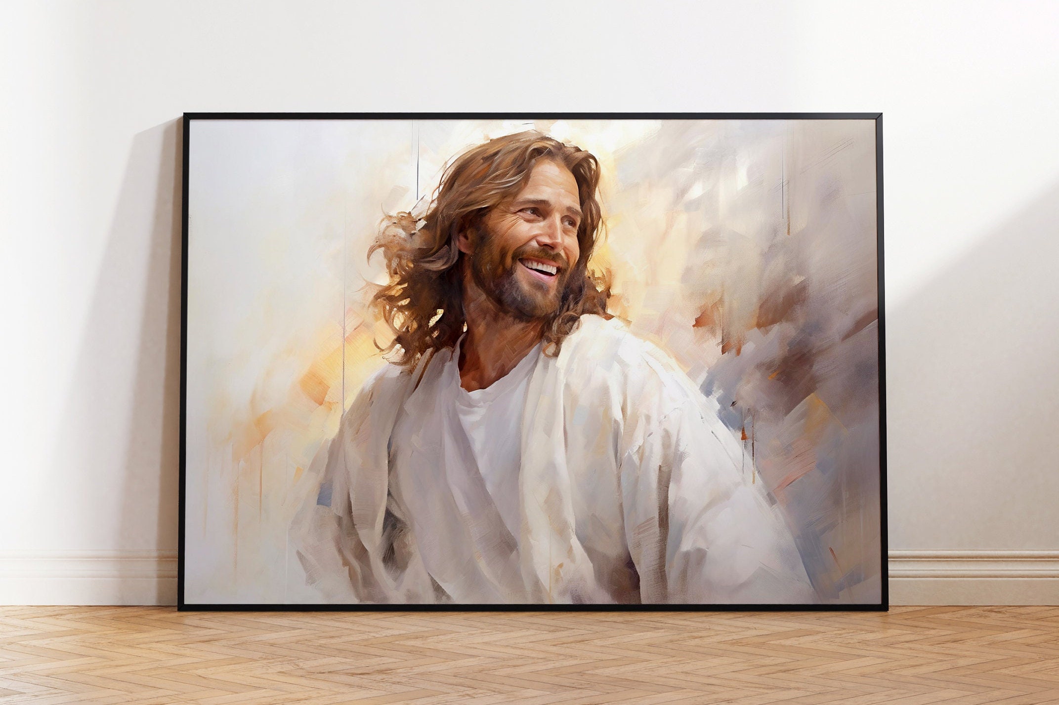 Laughing Christ Christ's Embrace Jesus Picture Jesus Painting Jesus Art ...
