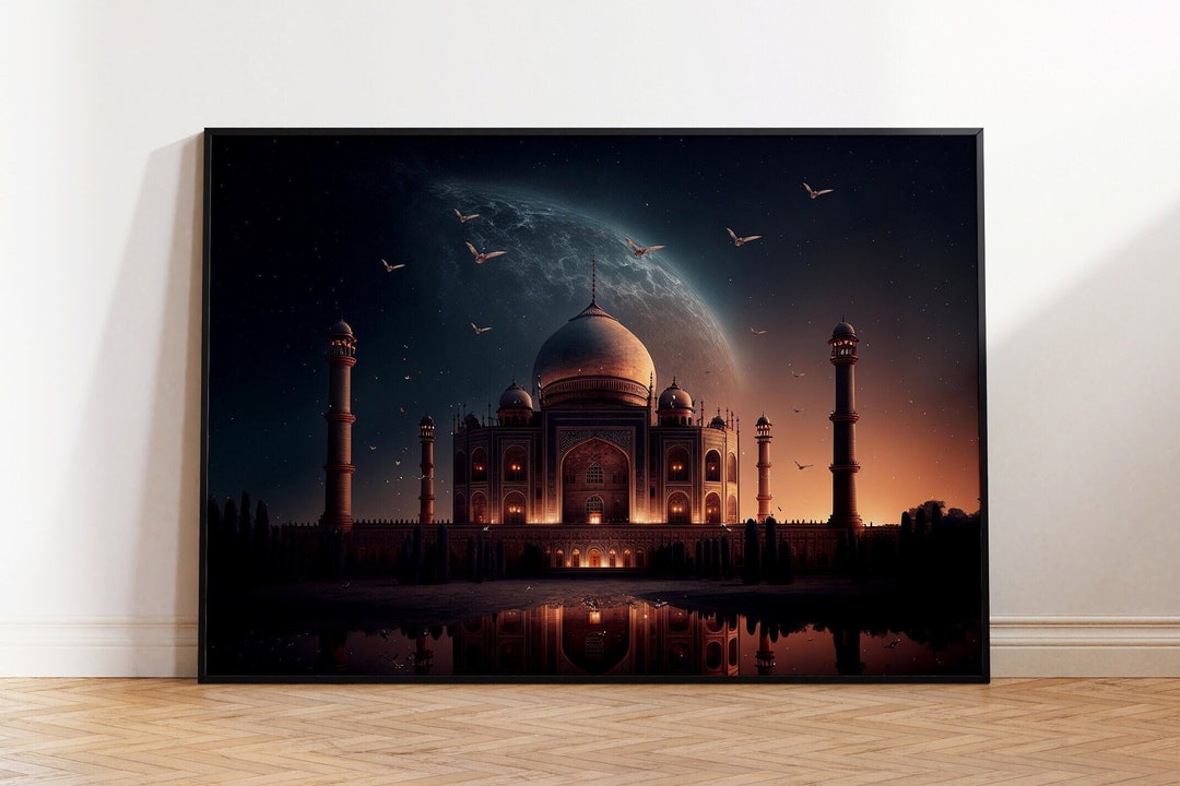 Taj Mahal Print, Taj Mahal Poster, India Print, India Poster, Indian ...
