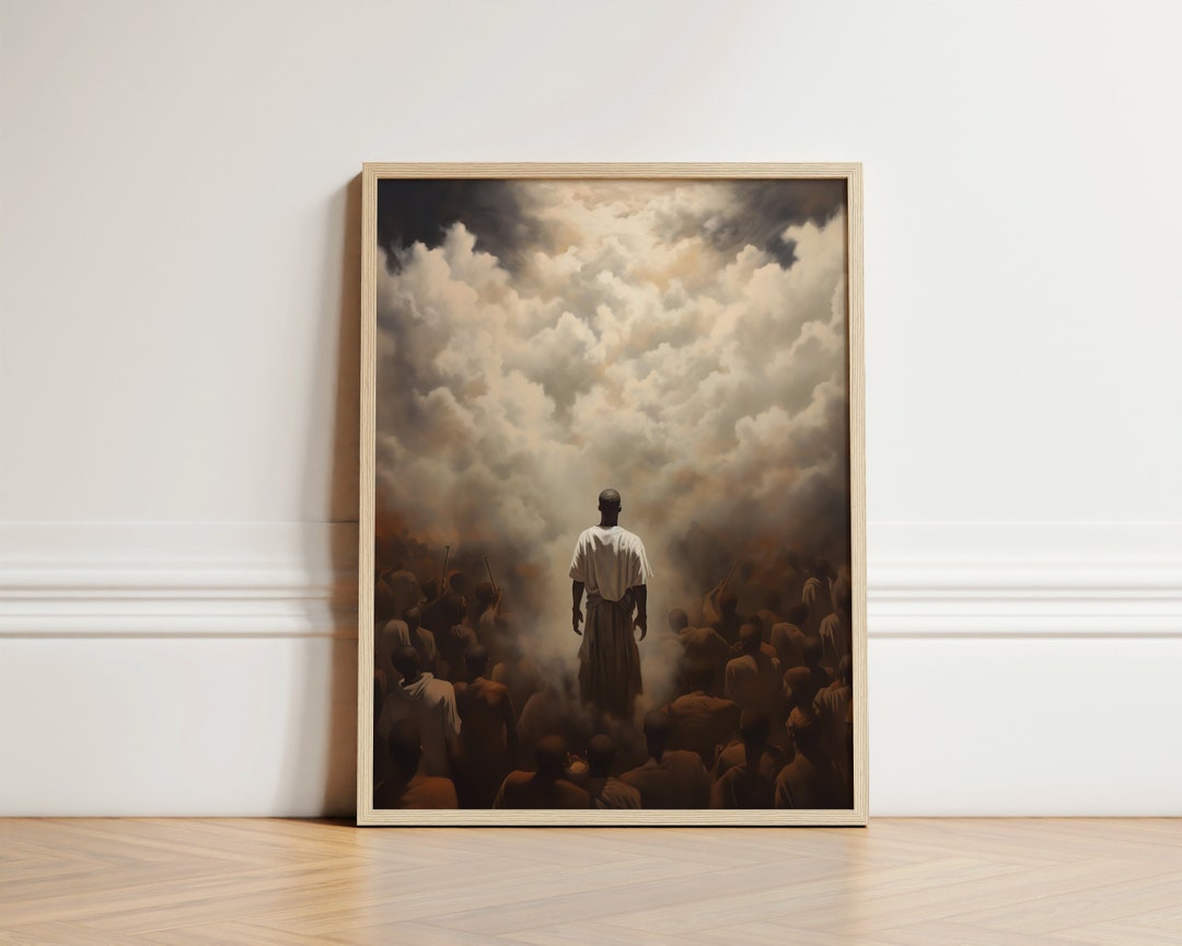 Heaven and Hell Print, God Print, Christian Wall Art, Christian Art ...