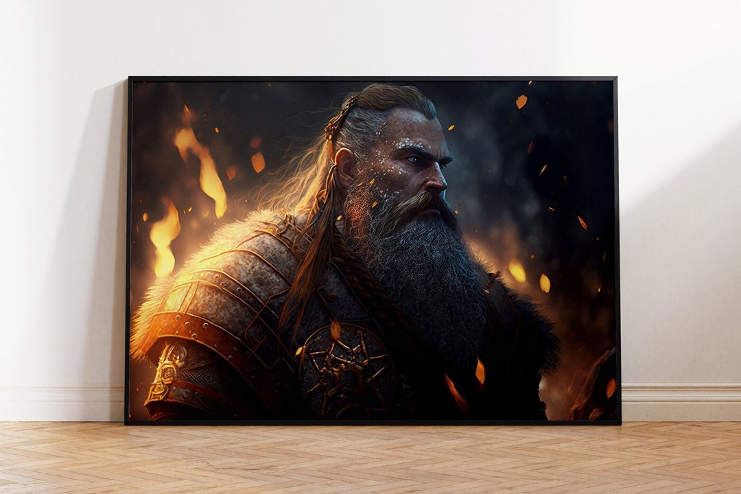 Viking Norse Poster, Norse Viking Print, Viking Norse Art, Norse ...