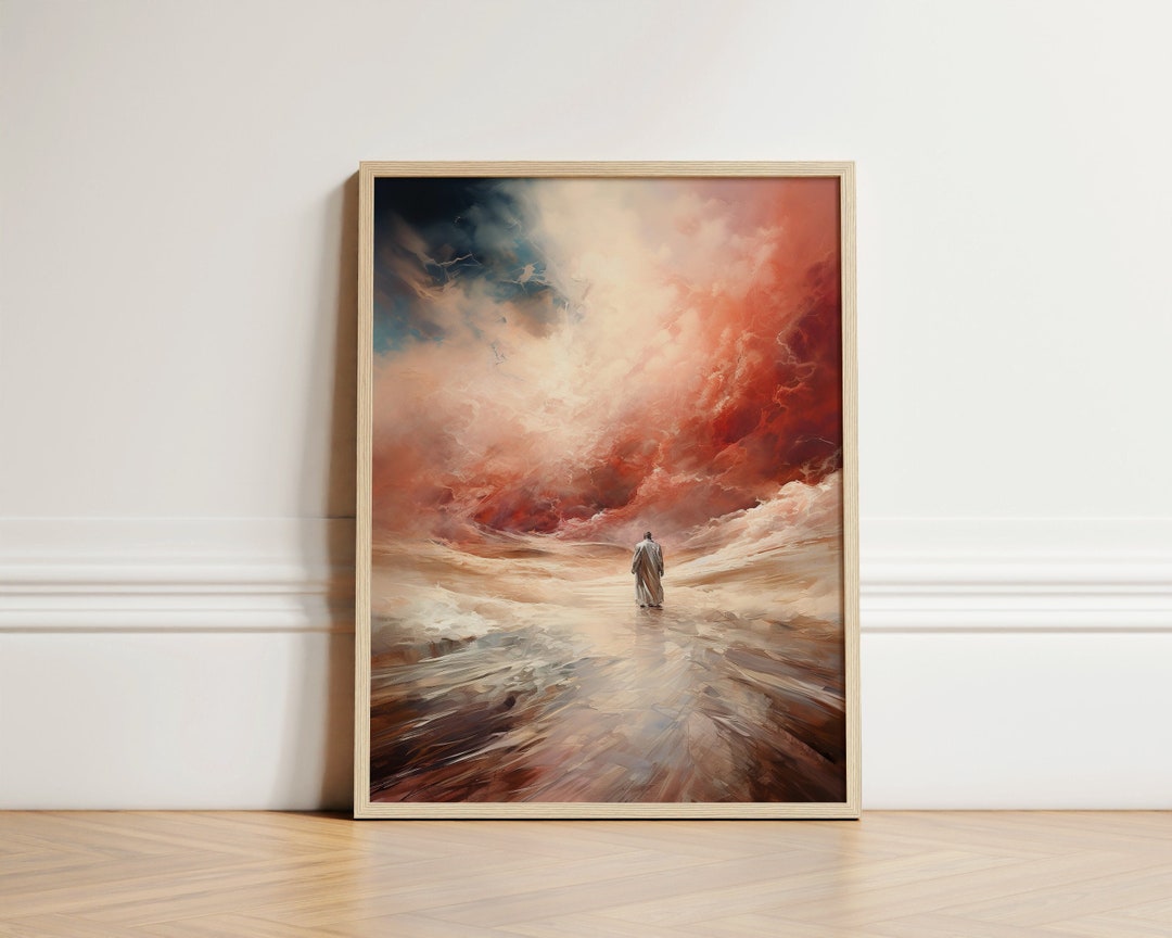 Moses Splitting the Red Sea, Moses Art, Moses Print, LDS Art ...
