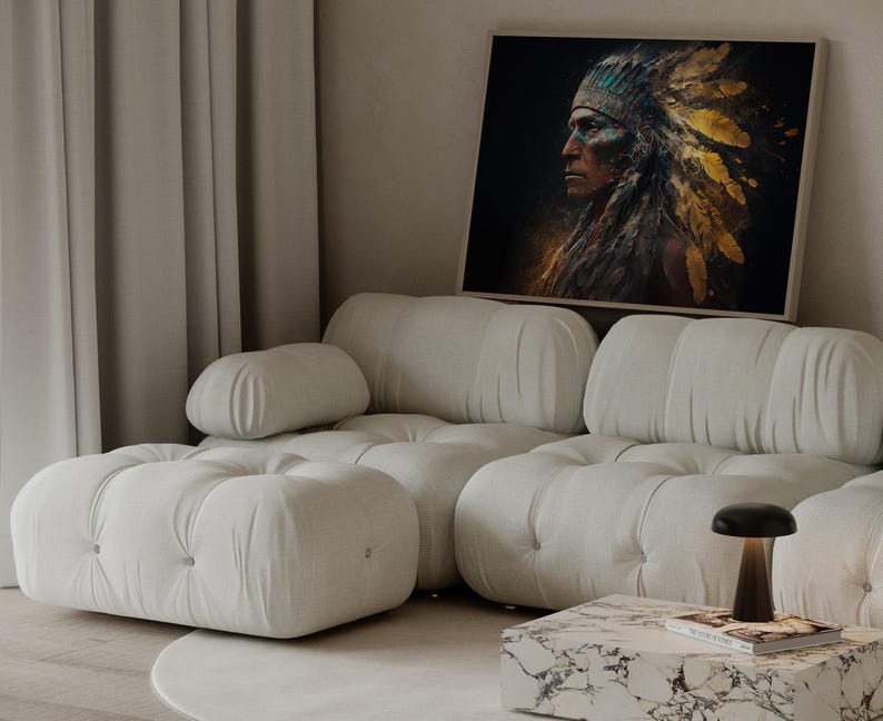 Native American Chief Poster: Mohawk, Cherokee, Comanche Art Print - Etsy