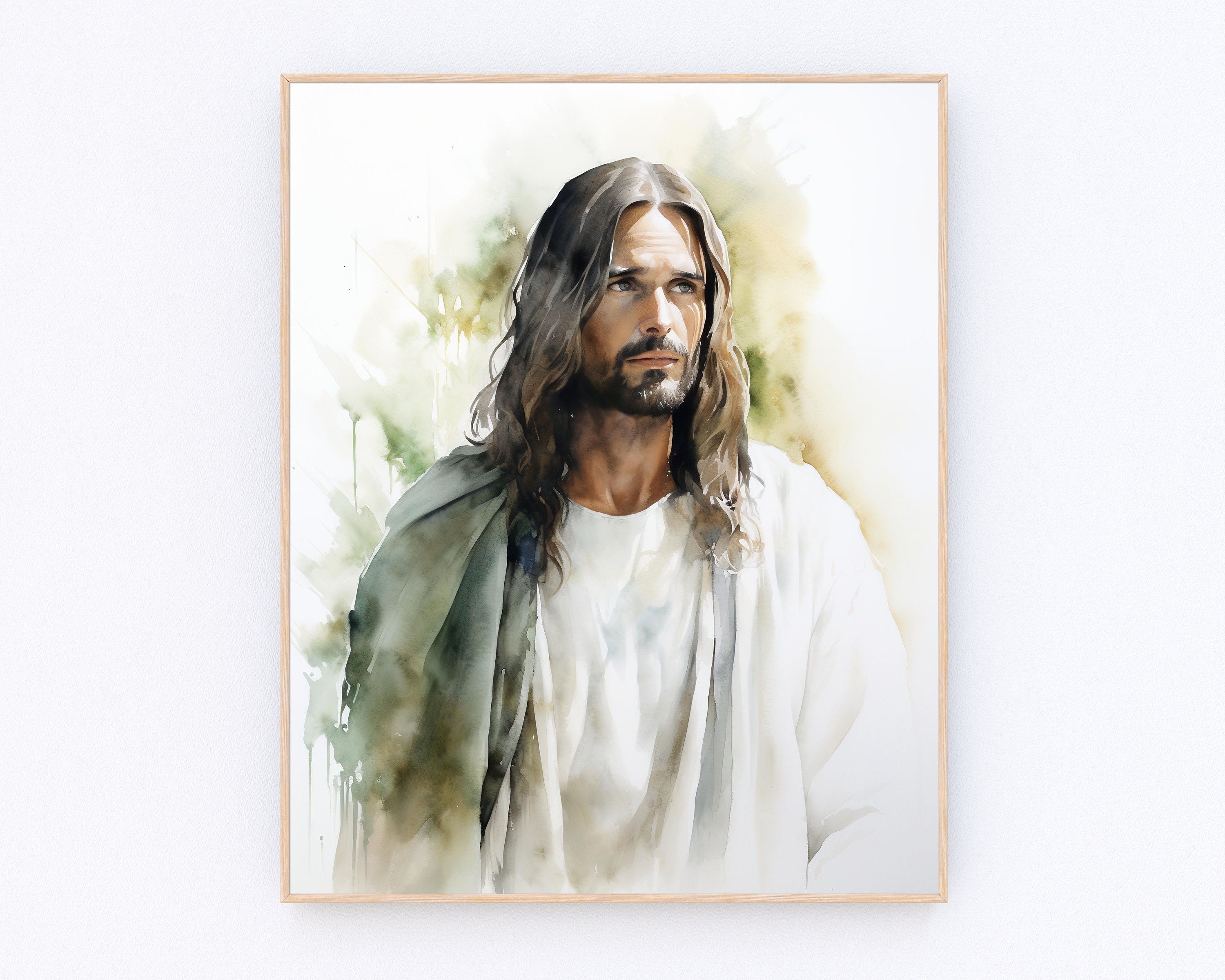 Jesus Bild Jesus Malerei Laughing Christus Christi Umarmung - Etsy.de