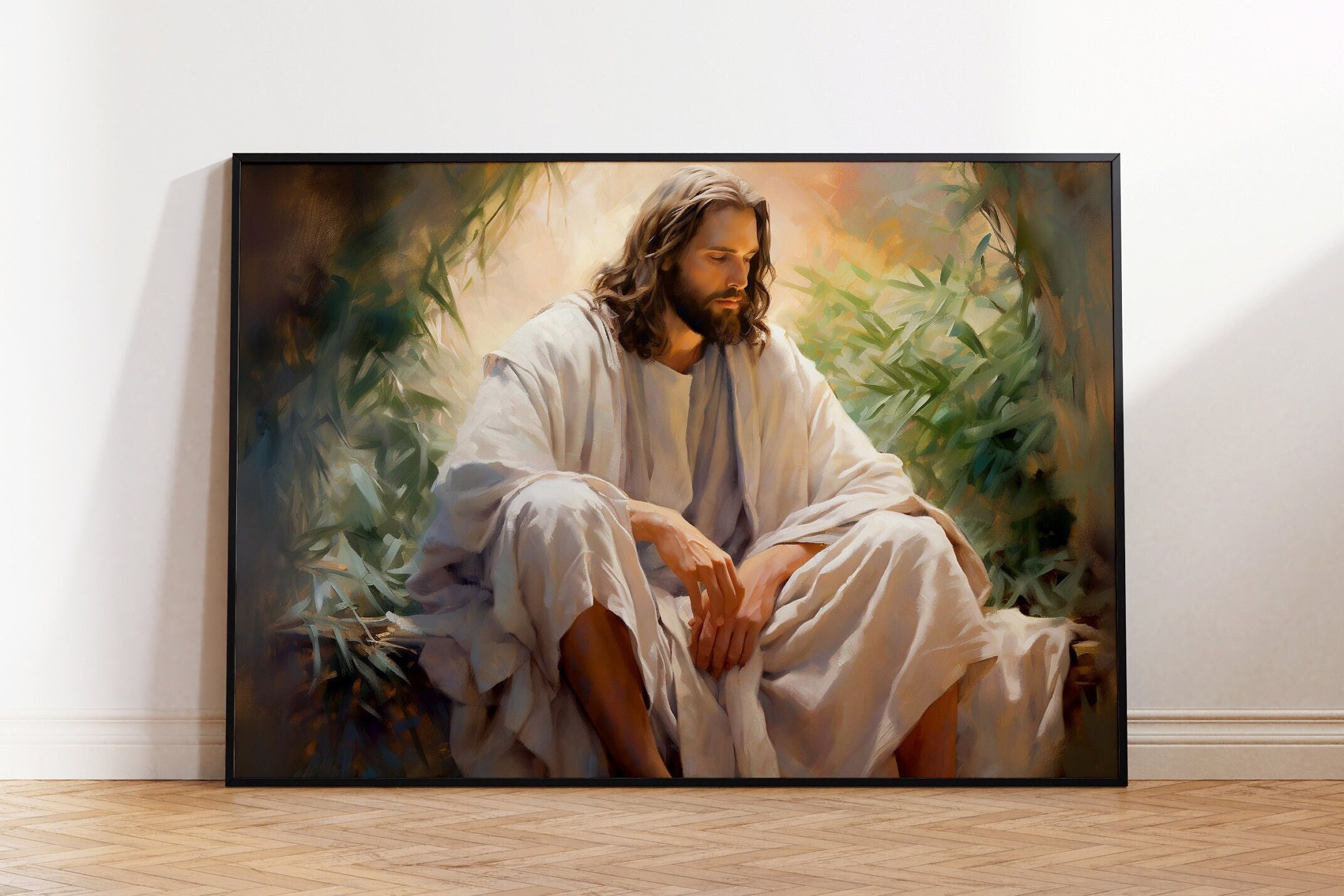 Jesus Picture Jesus Painting Laughing Christ Christ's Embrace Jesus Art ...