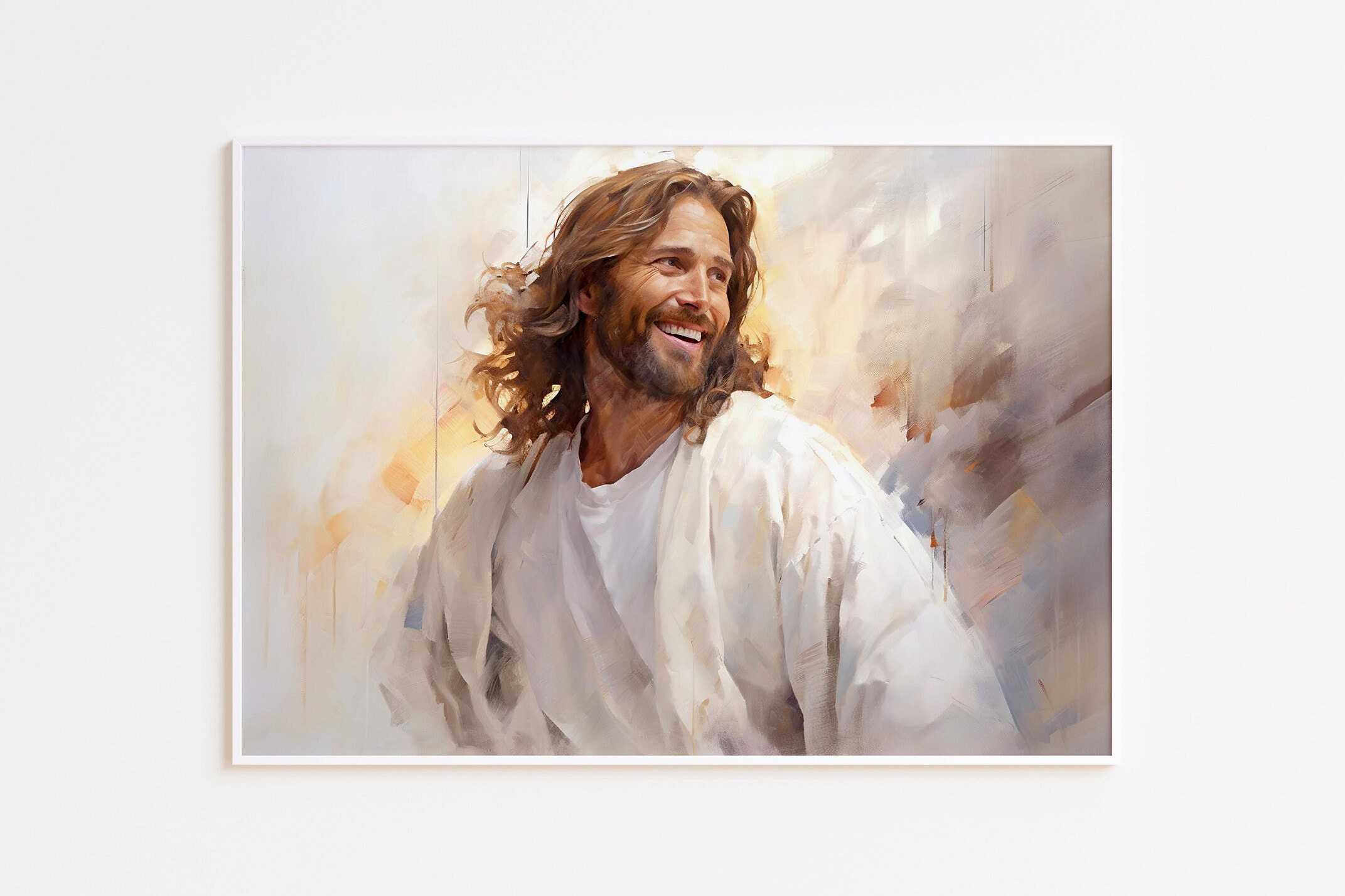 Laughing Christ Christ's Embrace Jesus Picture Jesus Painting Jesus Art ...