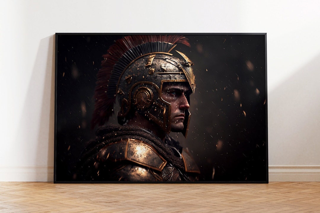 Roman Soldier Wall Art, Gladiator Poster, Ancient Rome, Colosseum Rome ...