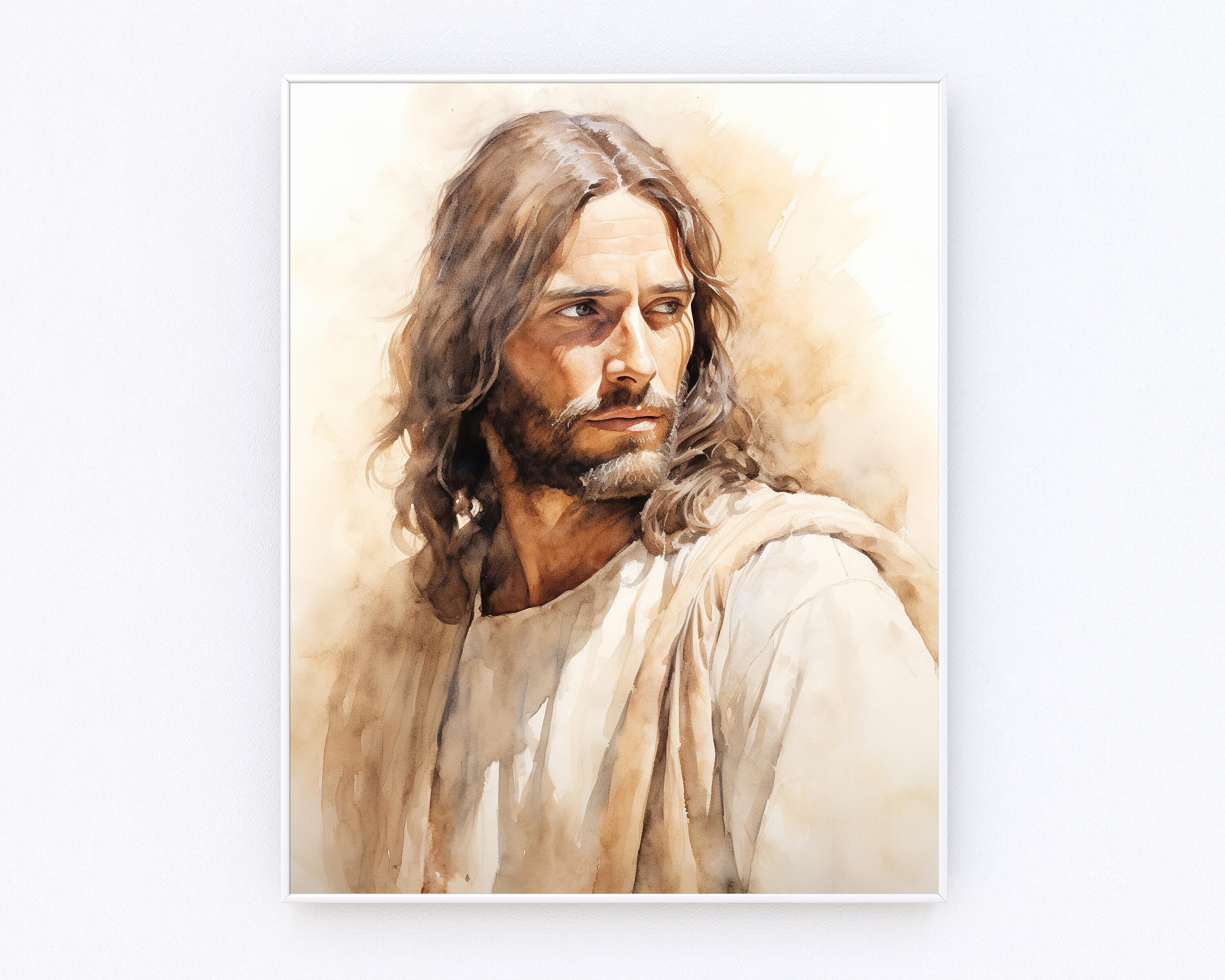 Jesus Bild Jesus Malerei Laughing Christus Christi Umarmung - Etsy.de