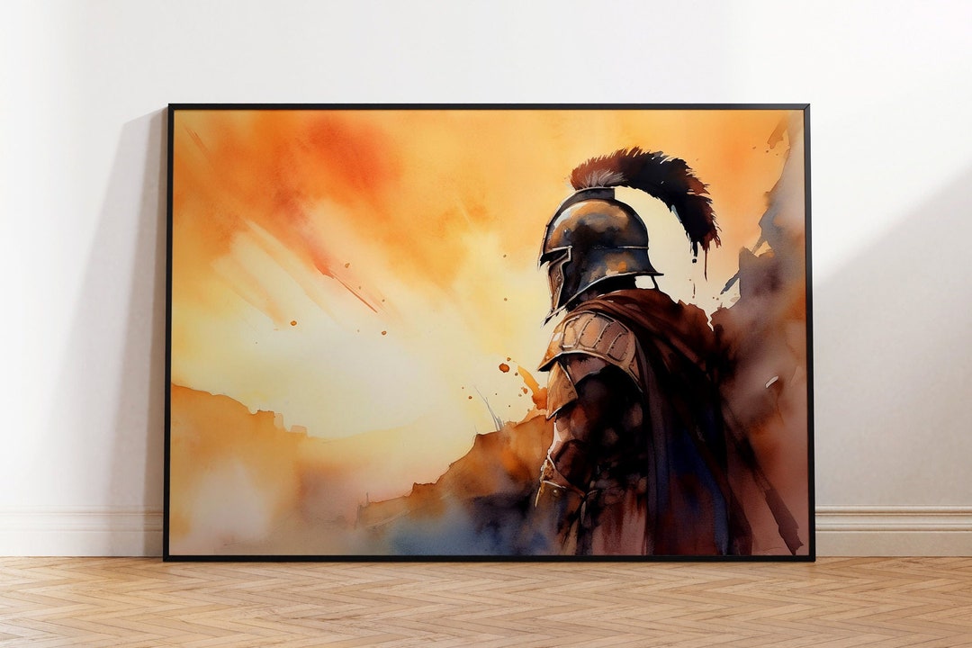 Gladiator Poster Ancient Rome Roman Soldier Wall Art Rome Poster ...