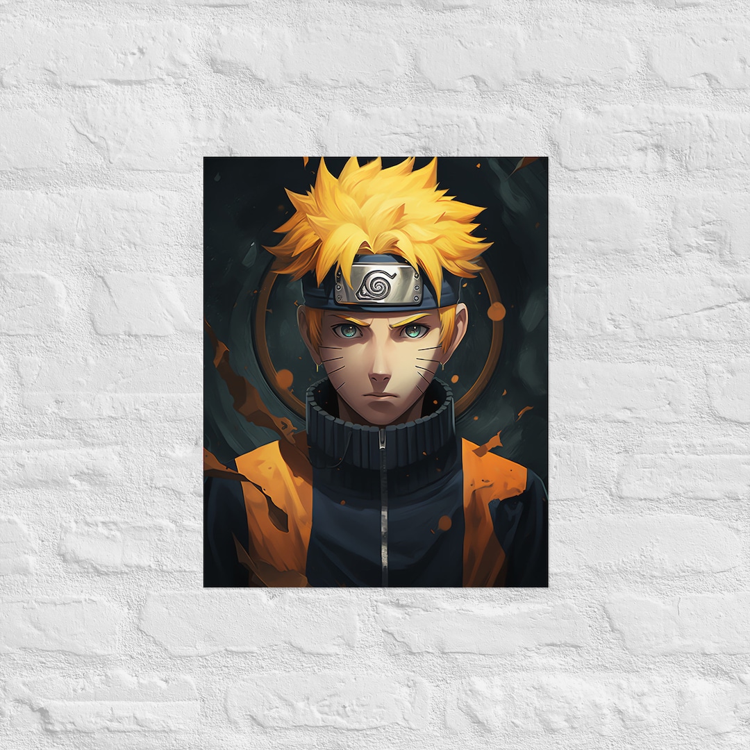 Naruto - Dynamic Ninja - High Quality Anime Poster - Etsy