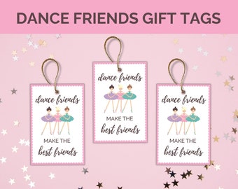 Printable Dance Recital Gift Tag | Dance Tag | Ballet Tag | Dancer Gift ...