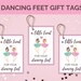 Printable A Little Treat for Your Dancing Feet Gift Tag | Ballet Gift ...