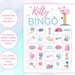 30 Printable Kitty Themed Bingo Cards | Kitty Cat Party Games | Cat ...