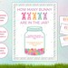 Printable Bunny Tails Guessing Game Sign and Cards | Guess How Many ...